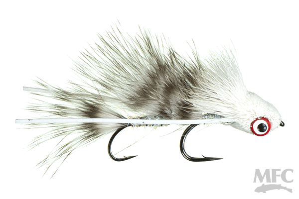 MFC Galloup's Barred Micro Dungeon - White – Freestone Fly Shop